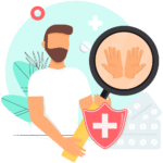 Démangeaison main : boutons ou plaques rouges, quels remèdes