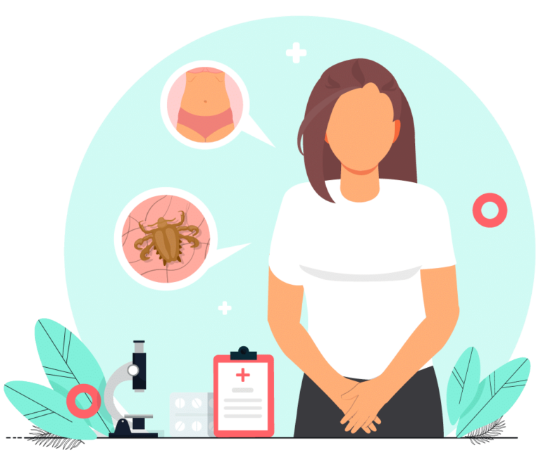 Poux de pubis / Morpion : symptômes, causes, traitements,